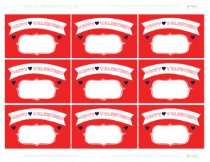 Free Printable: Valentine Candy Bag Toppers - Plum Street Collective