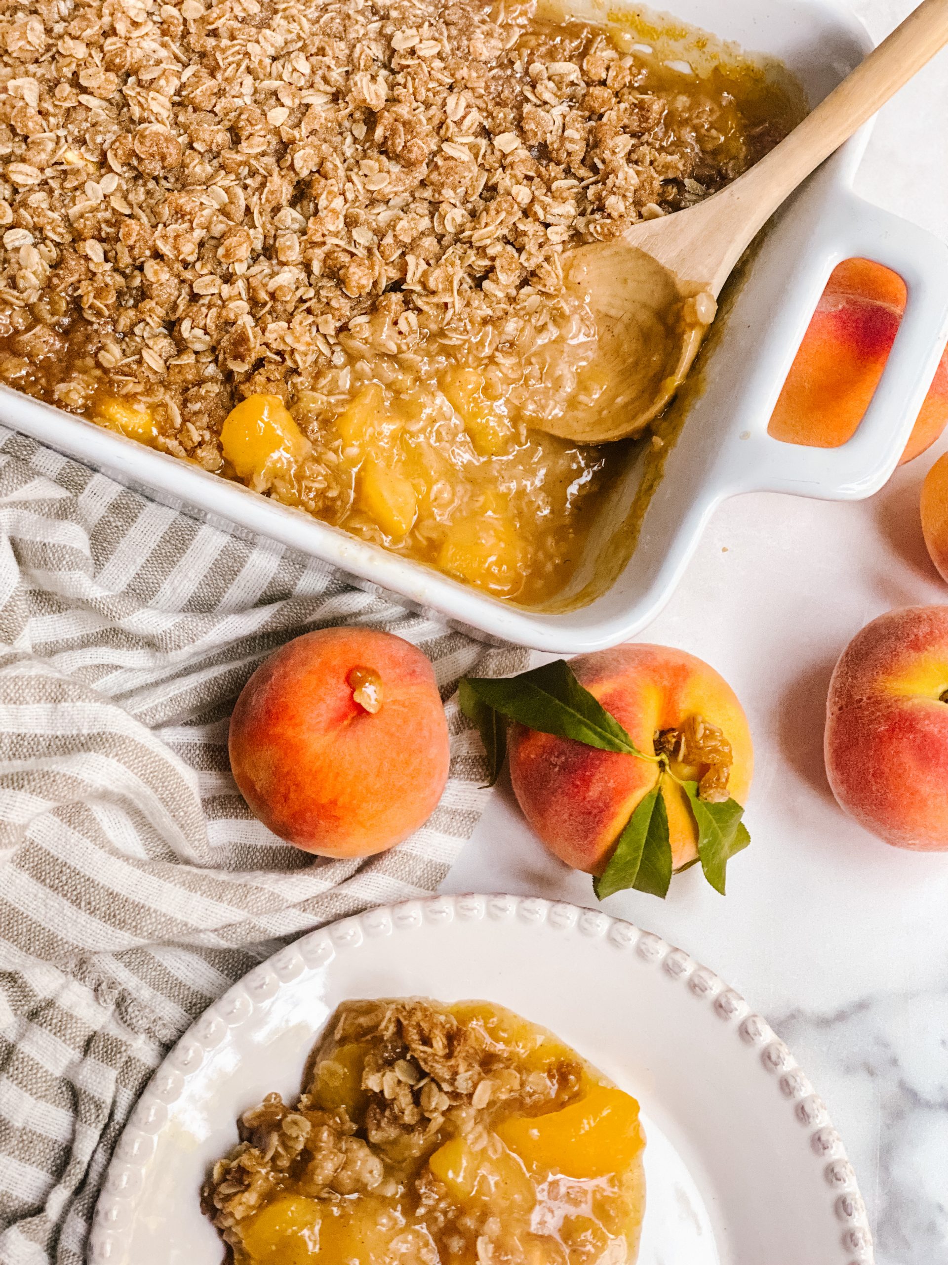 Fresh Peach Crumble - Plum Street Collective