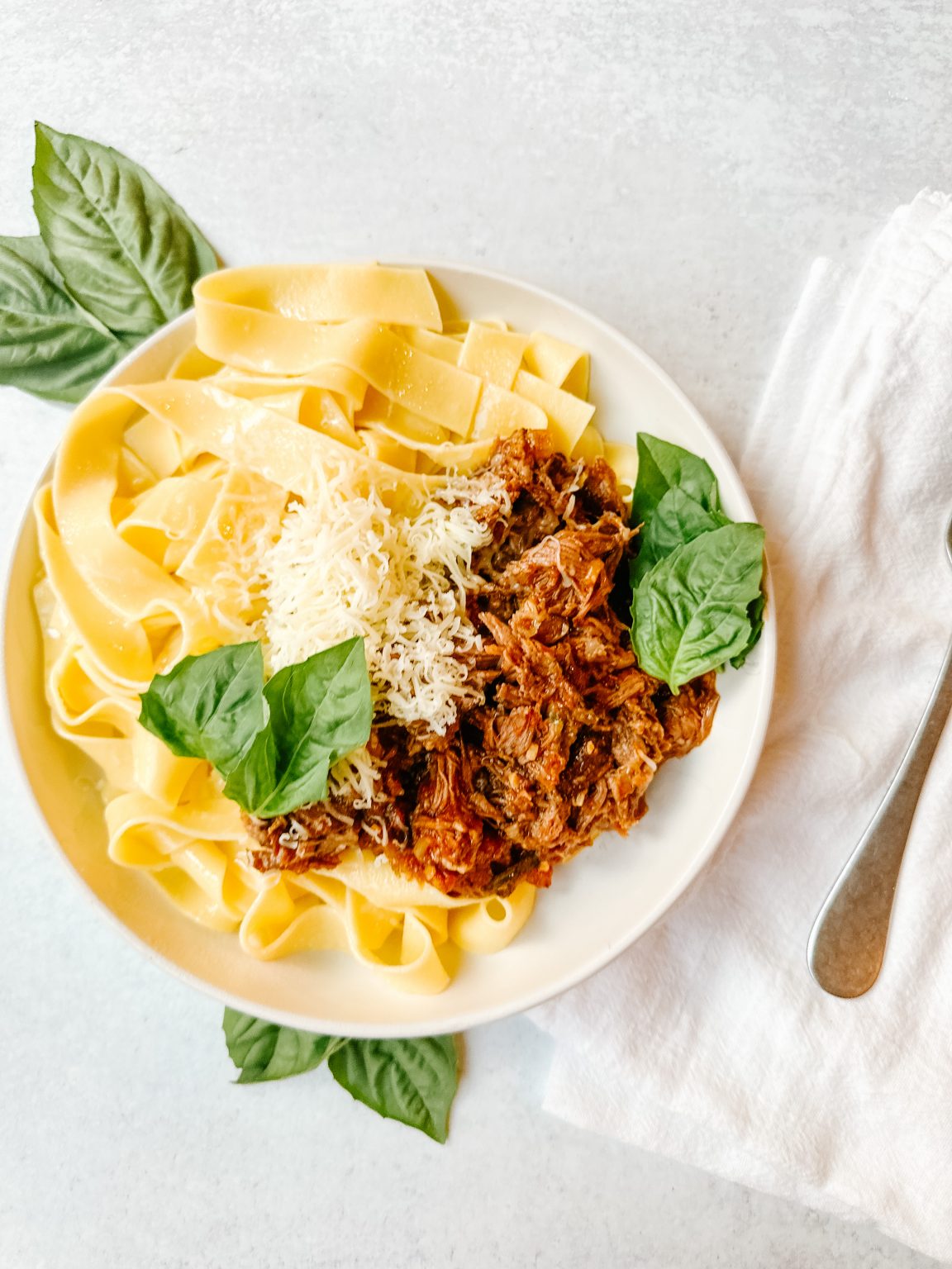 Beef Short Rib Ragu & Creamy Pasta - Plum Street Collective