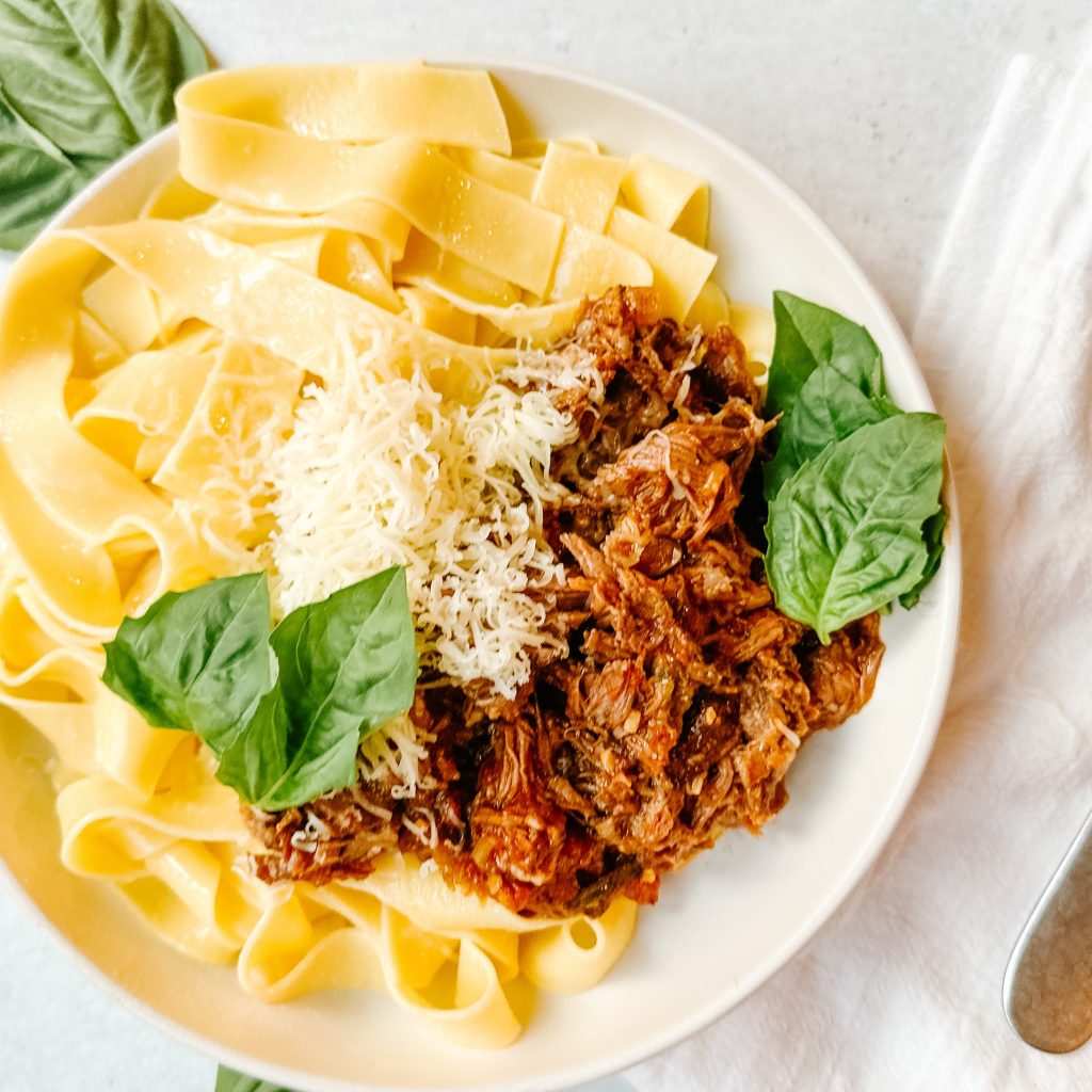 Beef Short Rib Ragu & Creamy Pasta - Plum Street Collective