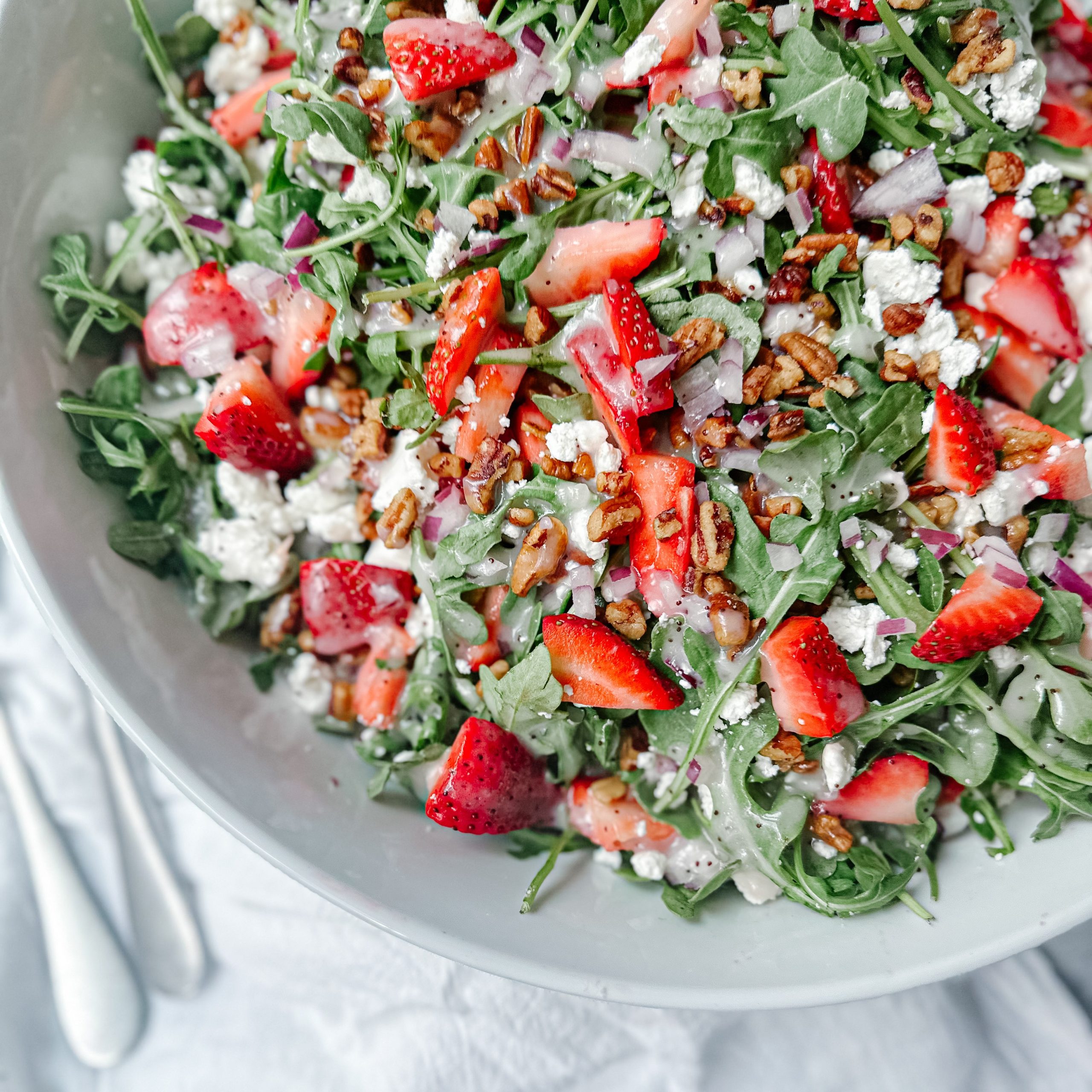 Strawberry Pecan Salad - Plum Street Collective