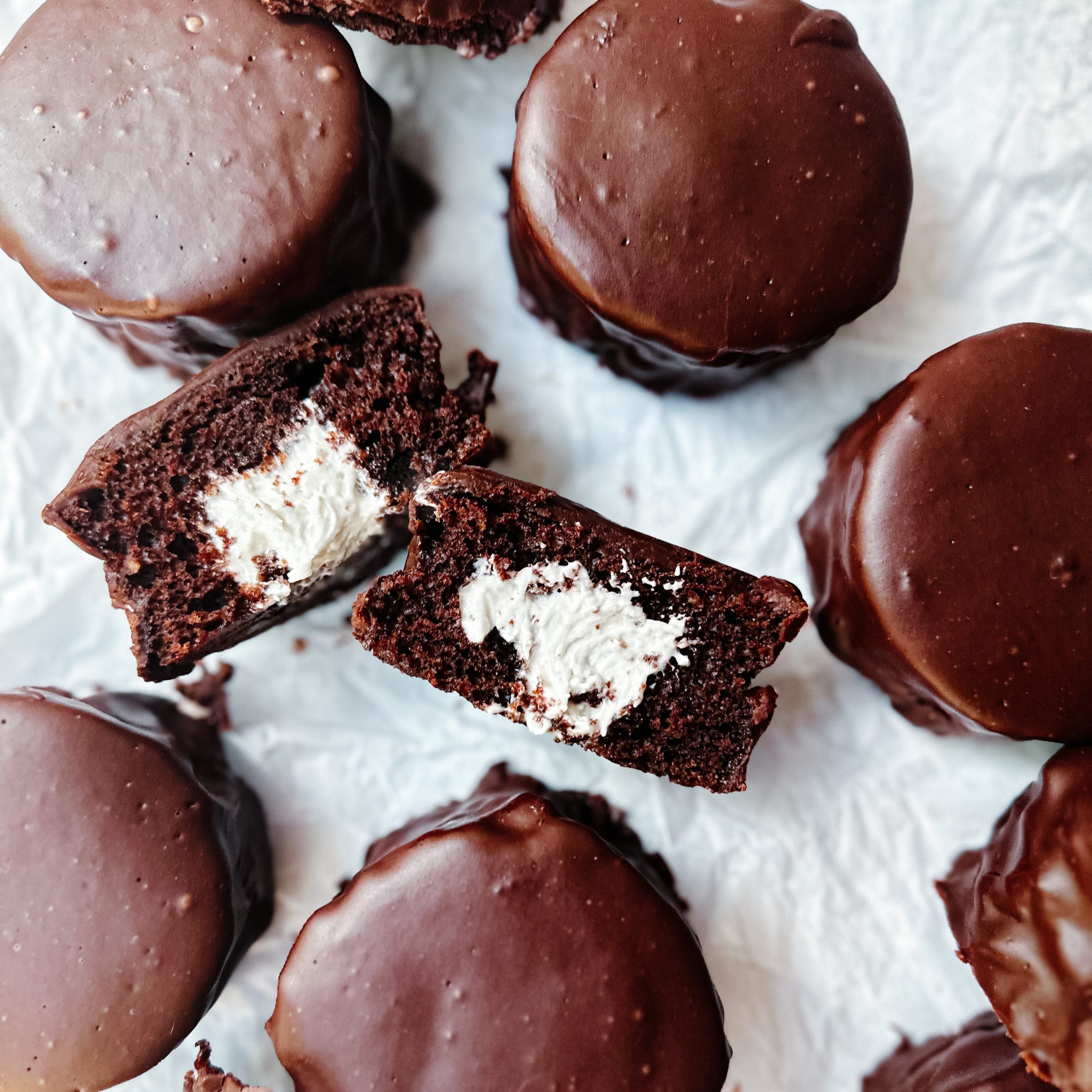 Mod Pizza No Name Cake Recipe (Homemade Ding Dongs) - Plum Street ...