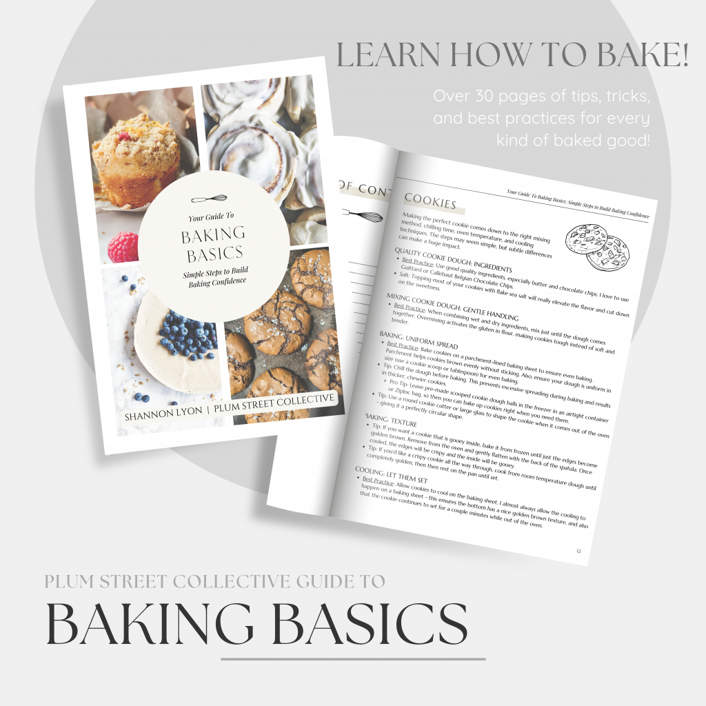 Baking Basics Workbook - Plum Street Collective